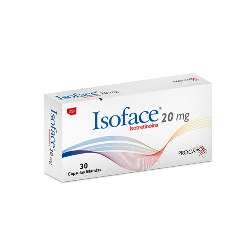 Isoface 20 mg (VENTA BAJO RECETA MEDICA Y DEBES PRESENTAR FORMULARIO D ...
