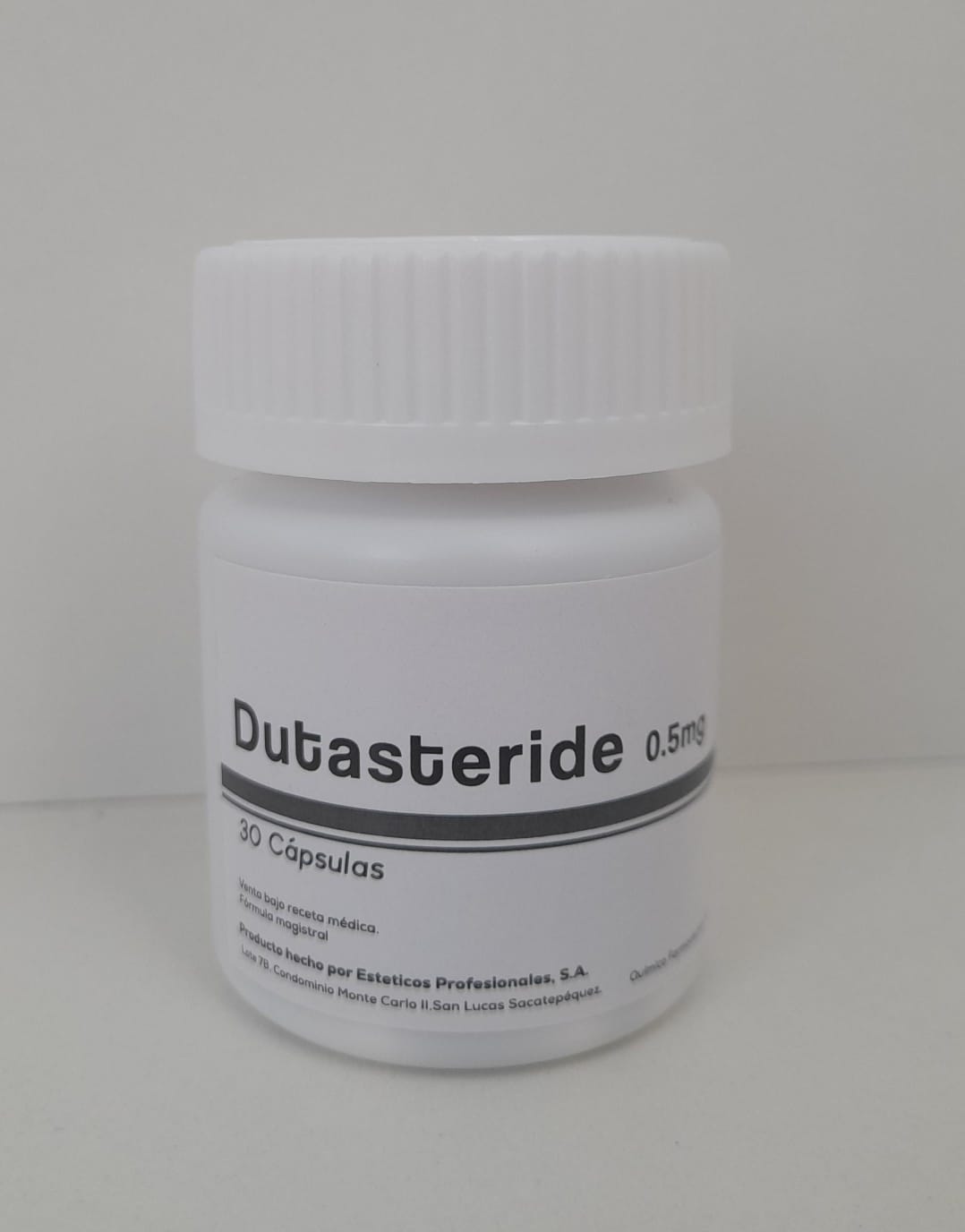 Dutasteride 0.5mg (VENTA BAJO RECETA MEDICA) – Dermacy Guatemala